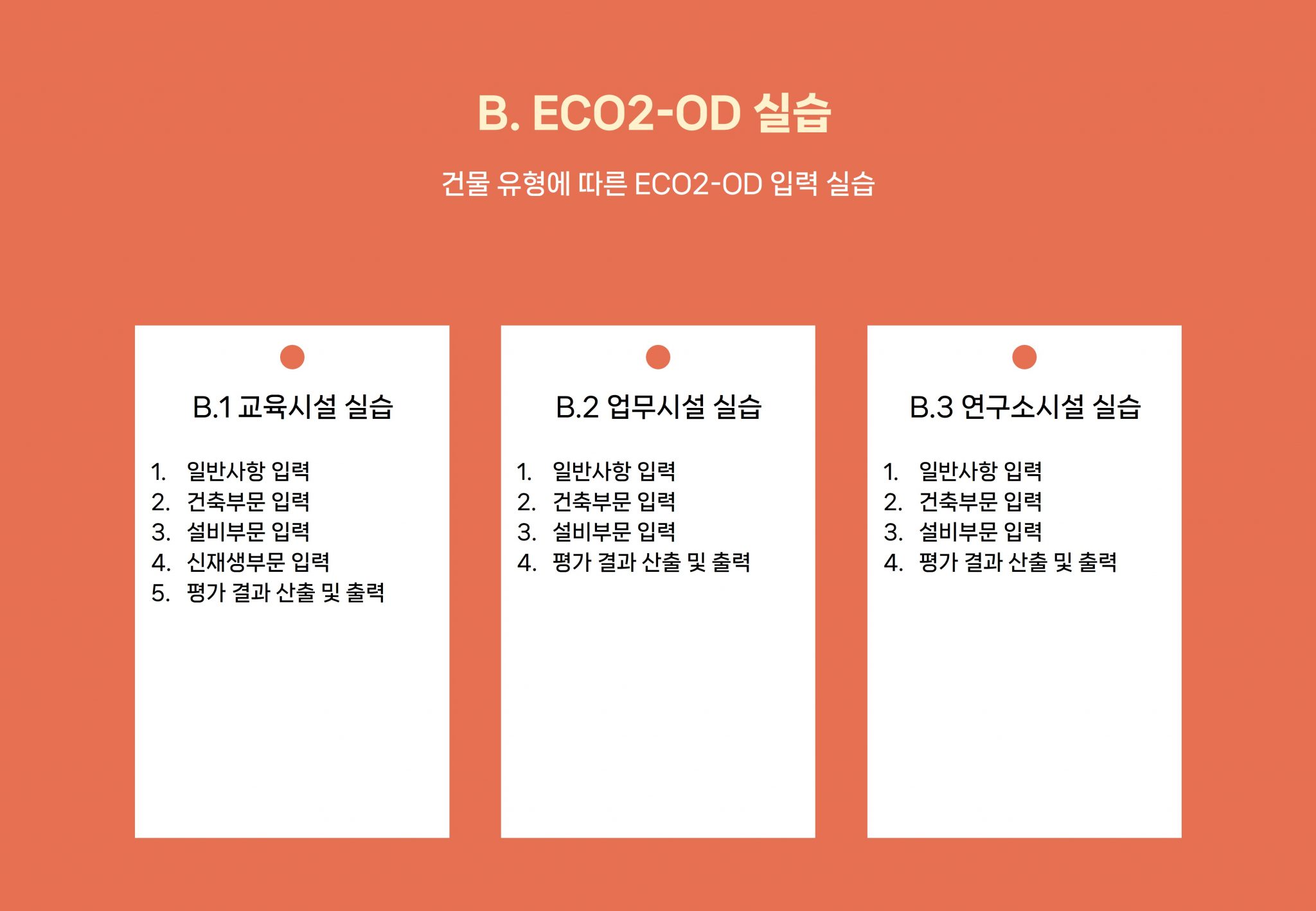건물설계(ECO2-OD) 실무교육